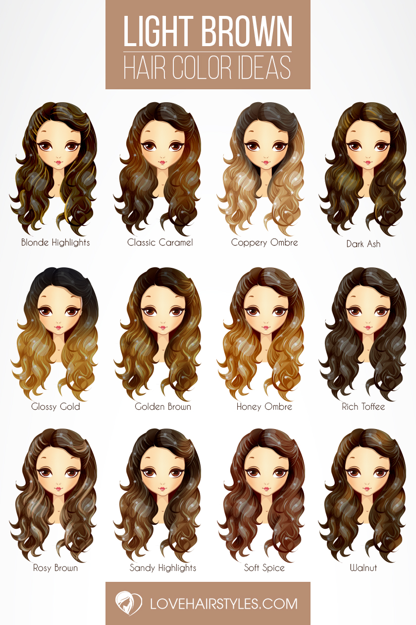 65 Sexy Light Brown Hair Color Ideas