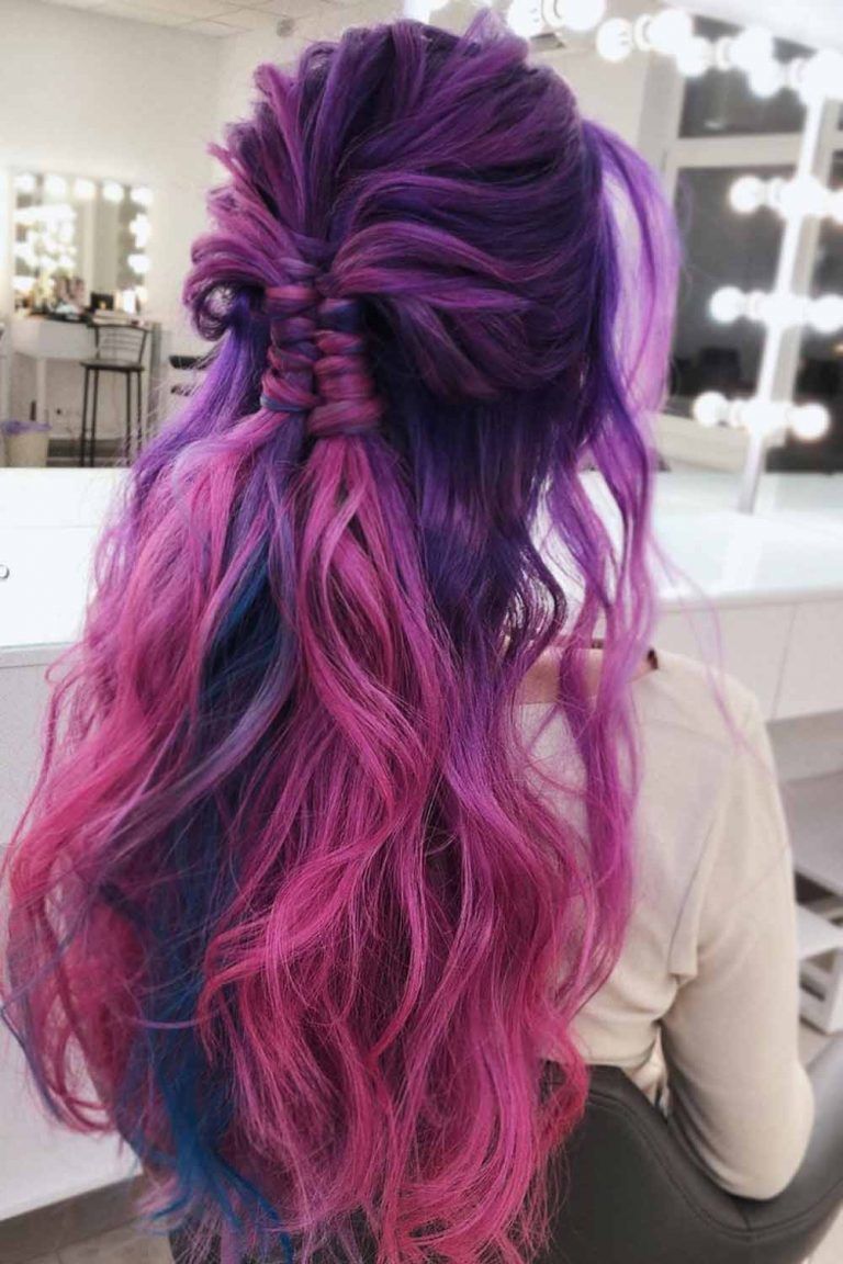 25 Inspirational Ideas For Your Purple Braids