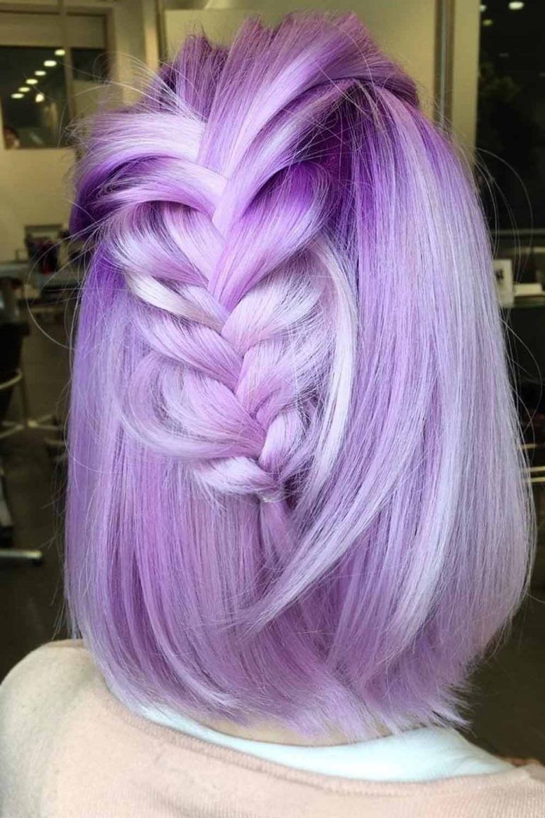 25 Inspirational Ideas For Your Purple Braids