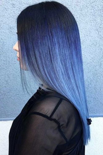 Ethereal Looks With Blue Hair