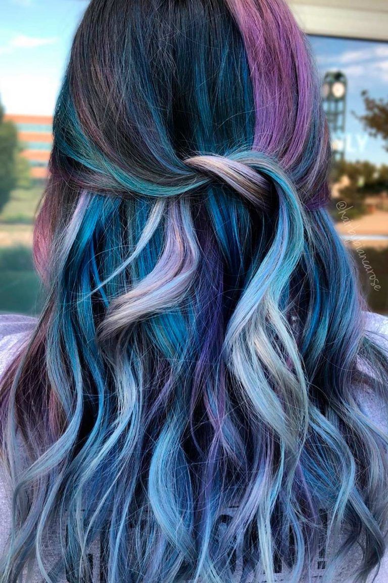 26 Mystic Galaxy Hair Ideas To Rock