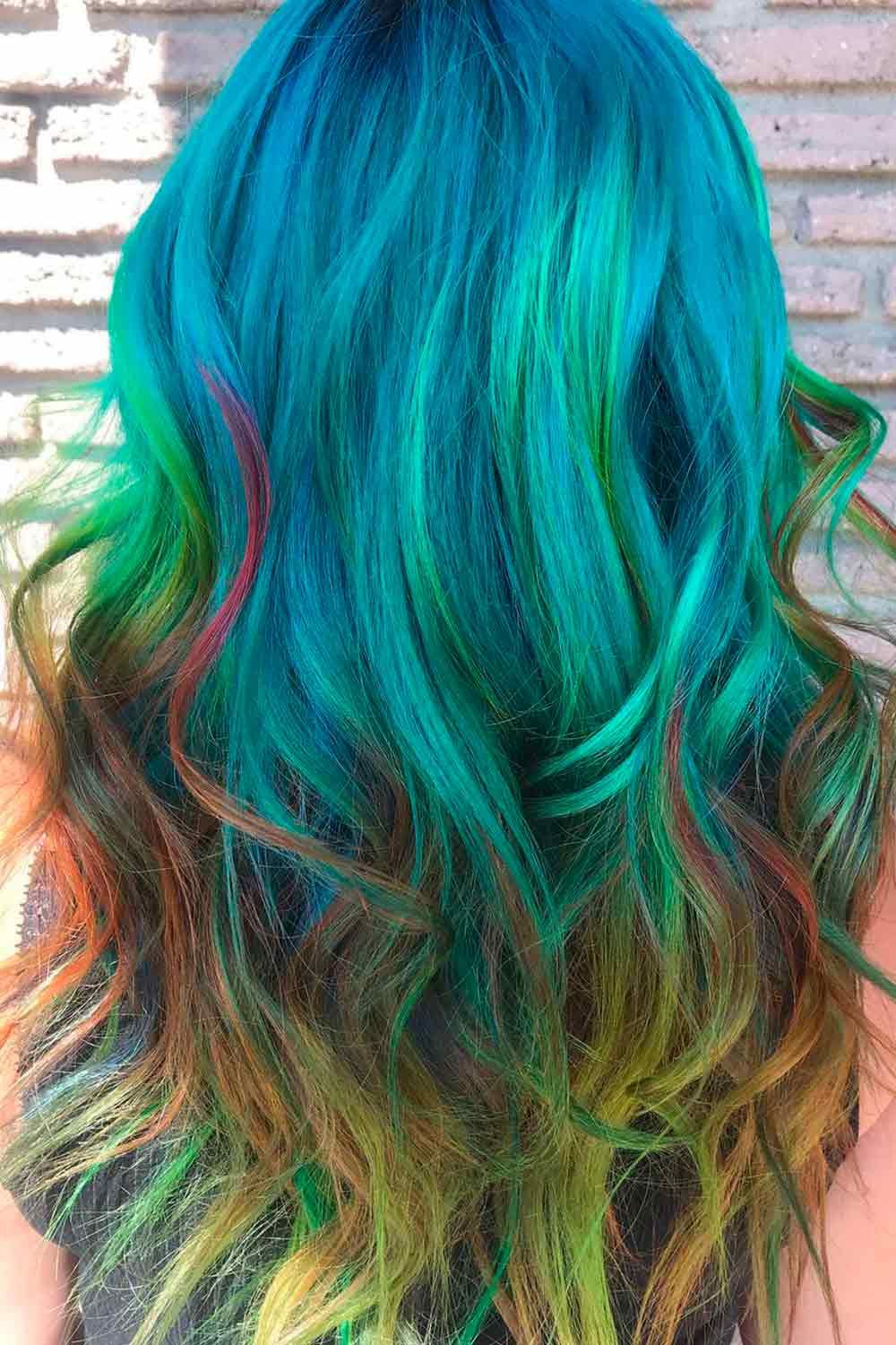 15 Bold And Trendy Mermaid Hair Ideas | LoveHarStyles.com