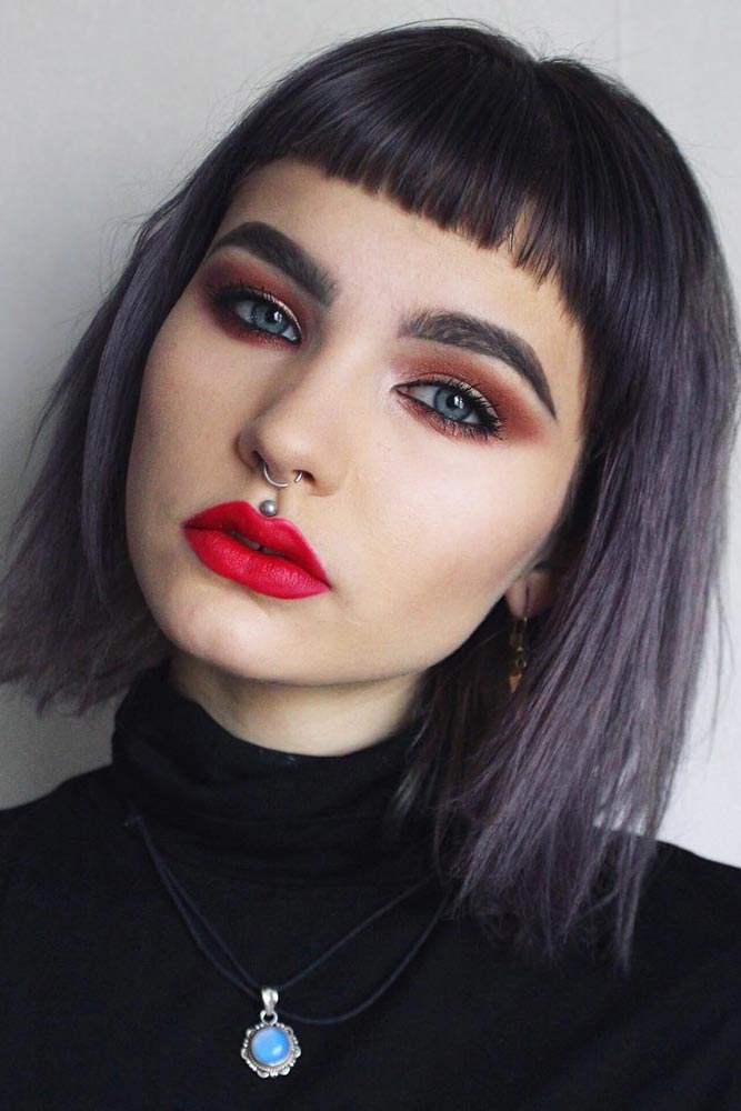 30 franges courtes à la mode et quelques raisons d’essayer la frange ...