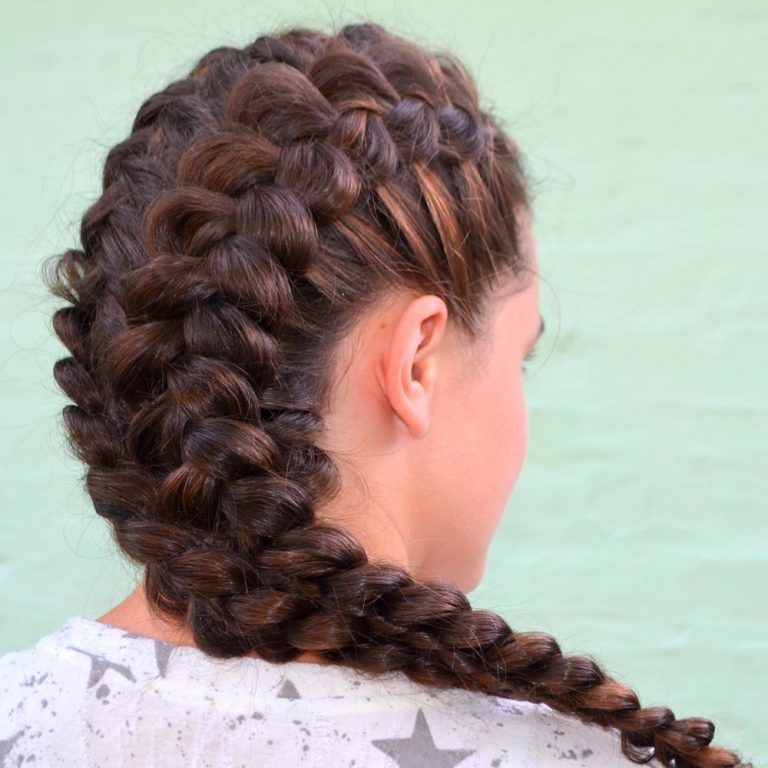 Two Braids Are A Stylish Comeback Of Your Childhood