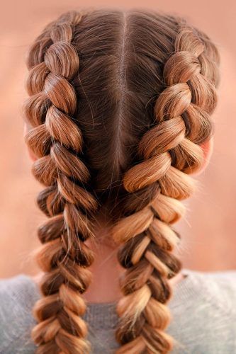 Two Braids Are A Stylish Comeback Of Your Childhood
