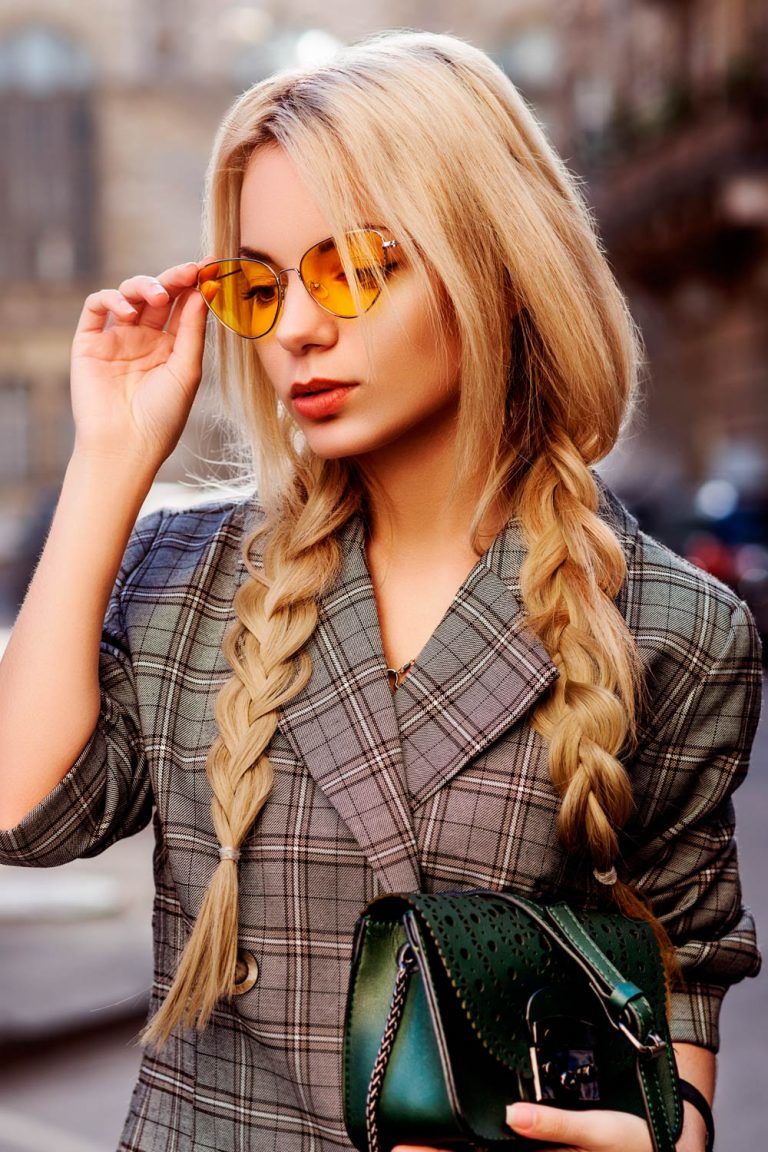 Two Braids Are A Stylish Comeback Of Your Childhood