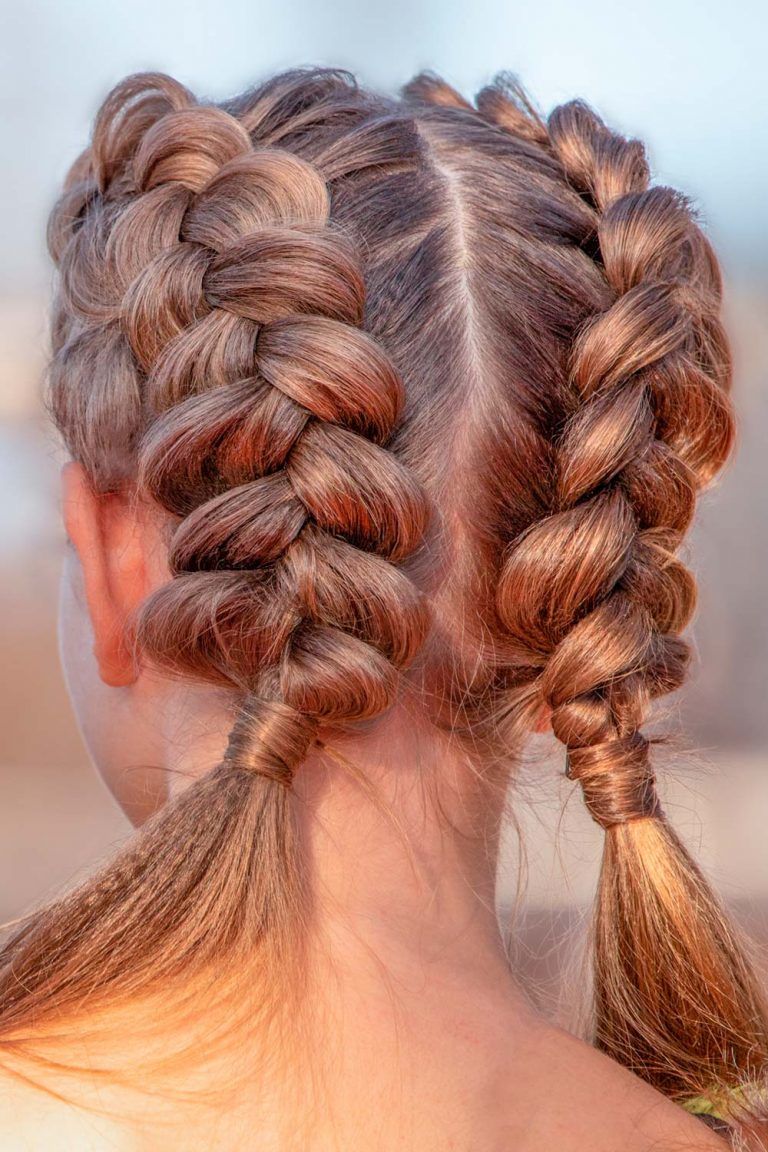 Two Braids Are A Stylish Comeback Of Your Childhood