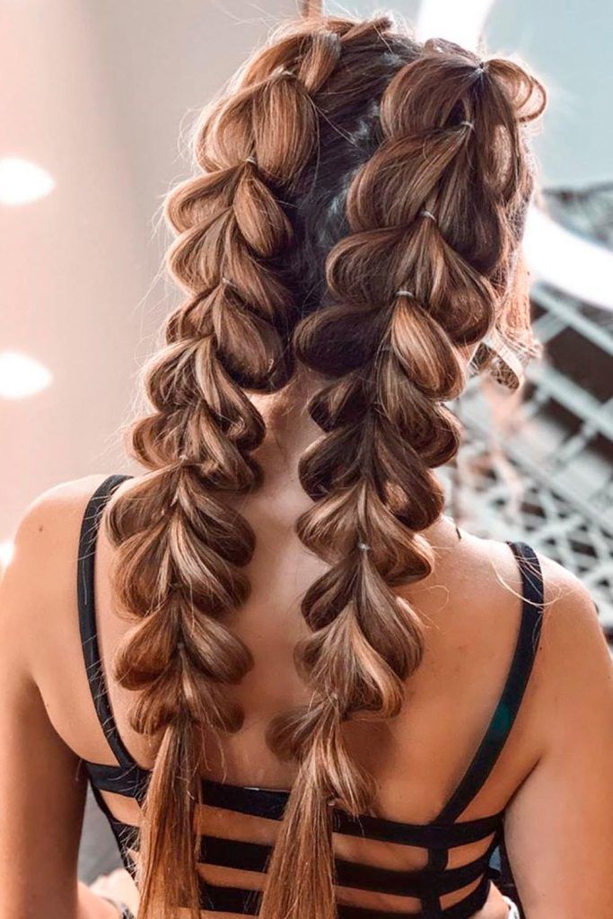 Two Braids Are A Stylish Comeback Of Your Childhood