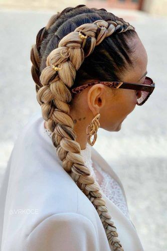 30 Goddess Braids Ideas For Ravishing Natural Hairstyles
