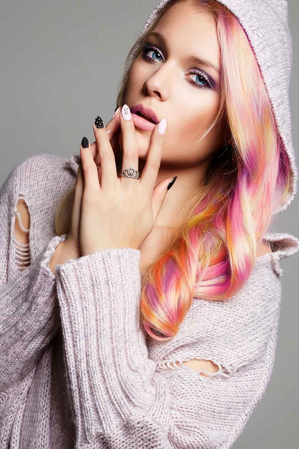 22 Ways And Ideas To Have Fun WIth Temporary Hair Color