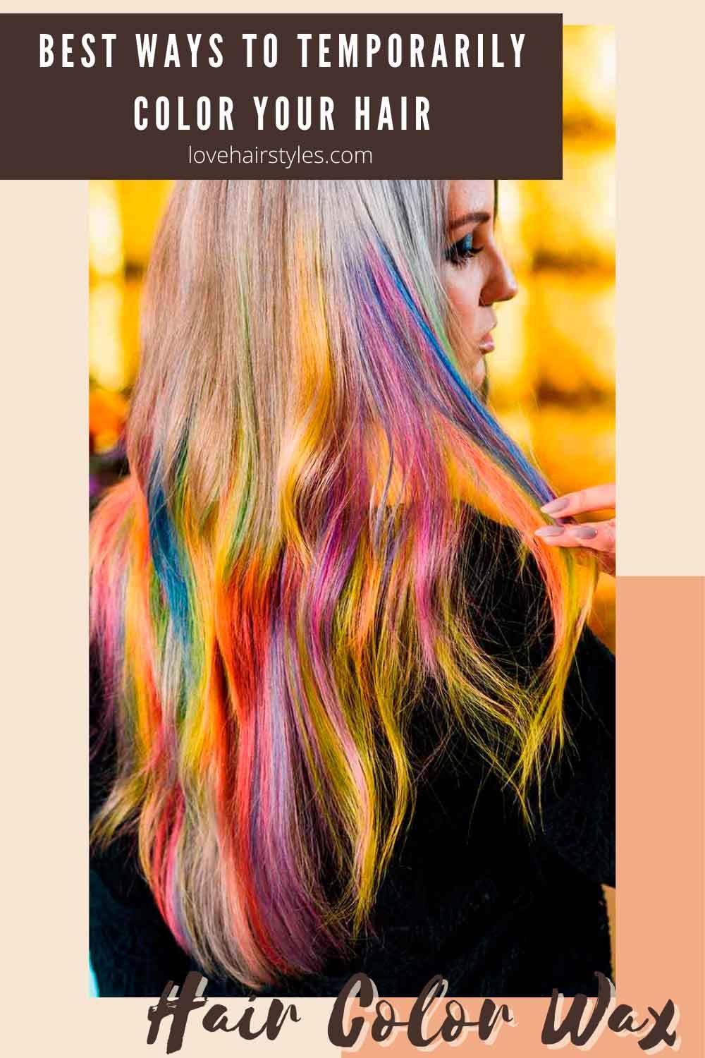22 Ways And Ideas To Have Fun WIth Temporary Hair Color