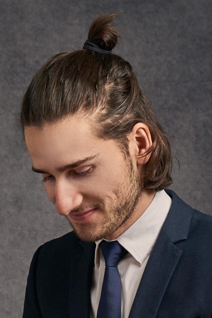 How To Get, Style, And Sport The On-trend Man Bun Hairstyle