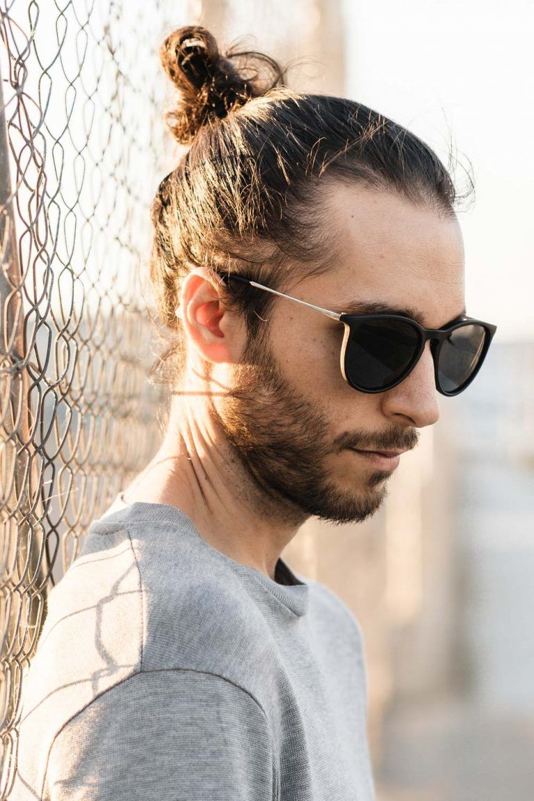 How To Get, Style, And Sport The On-trend Man Bun Hairstyle
