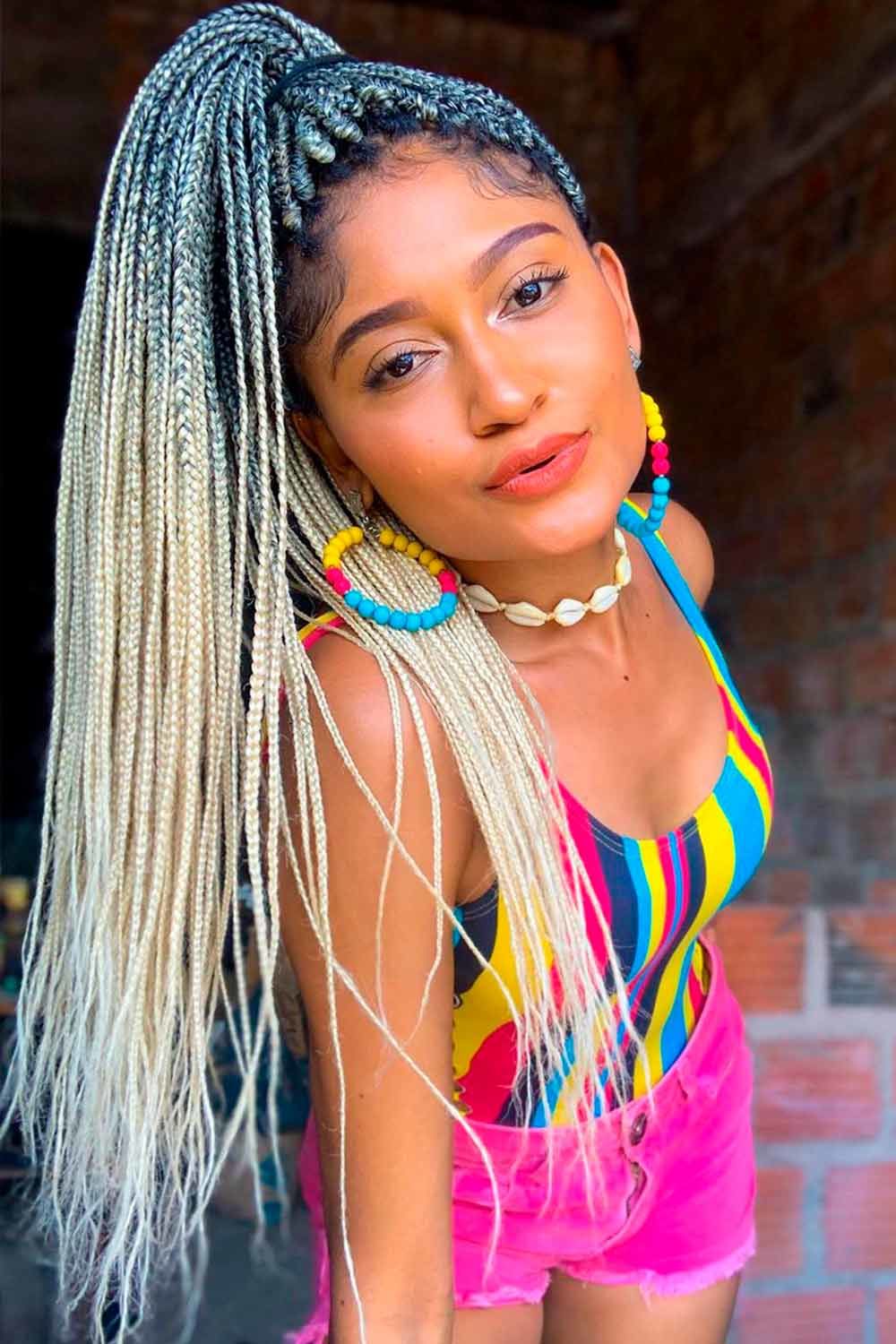 Fabulous Ideas To Rock Micro Braids And Look Different