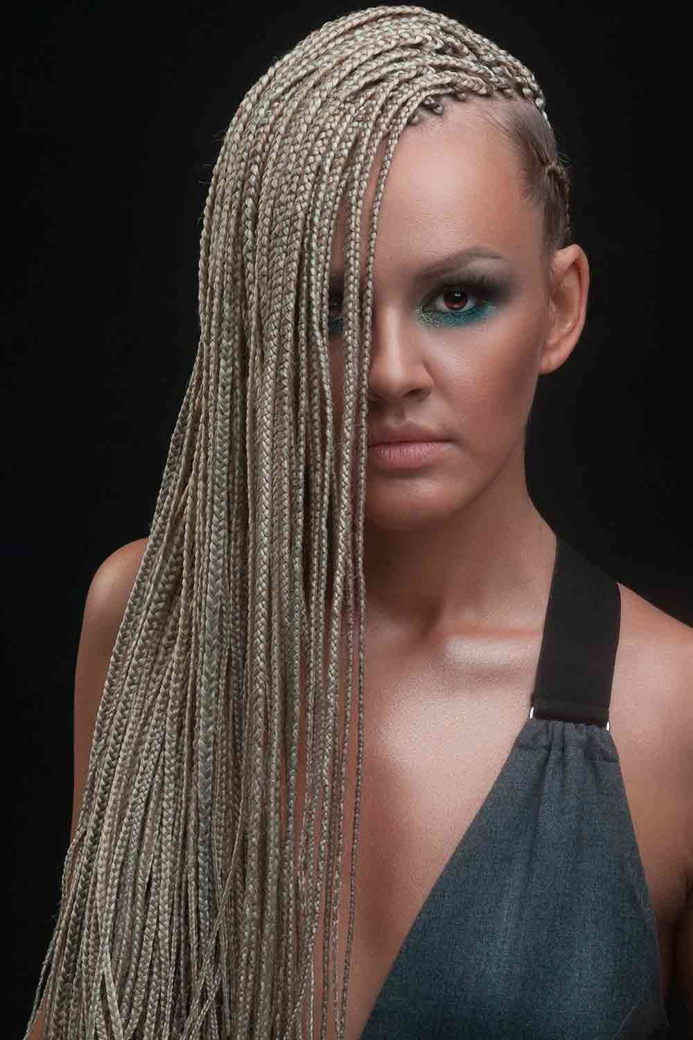 Fabulous Ideas To Rock Micro Braids And Look Different