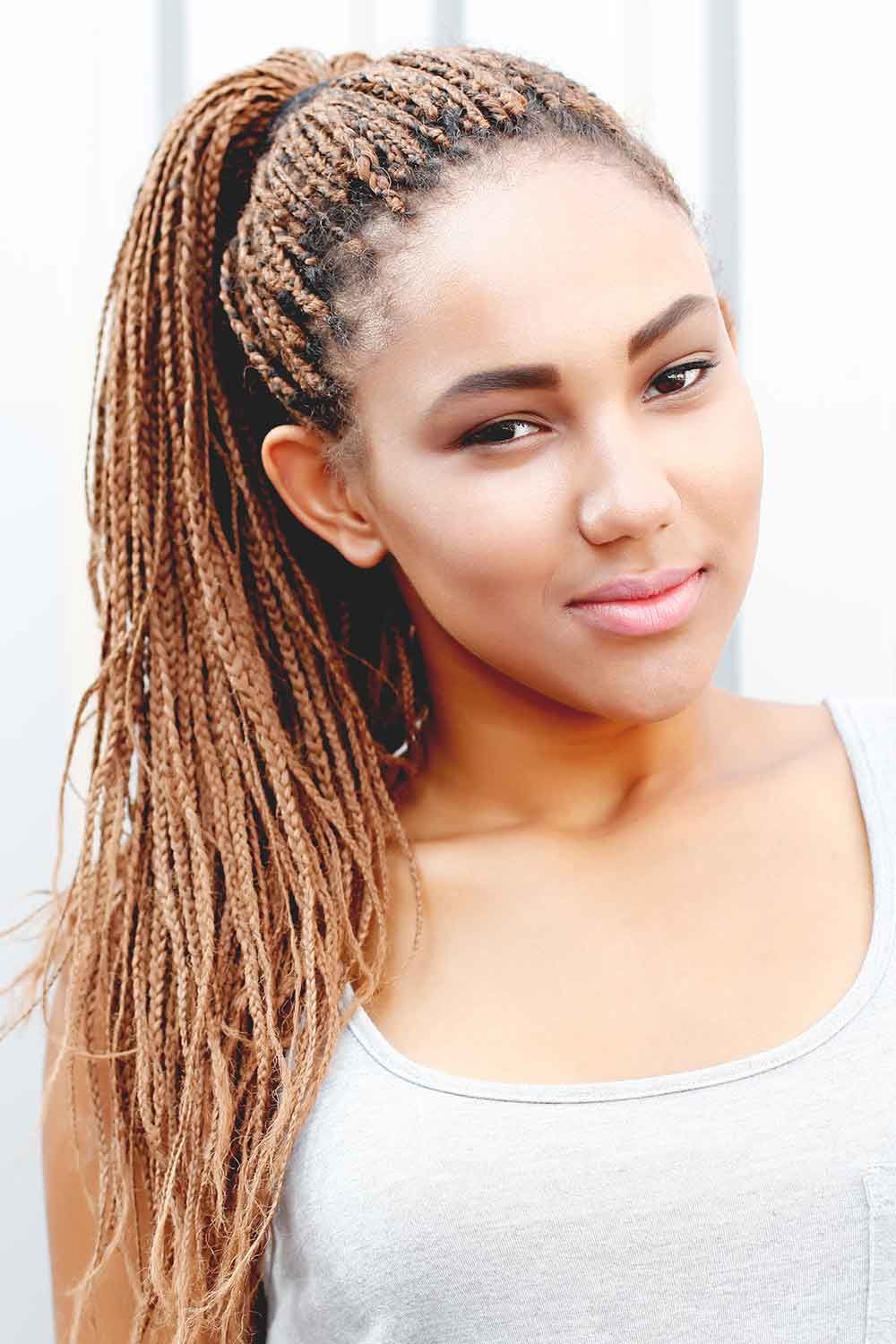 Fabulous Ideas To Rock Micro Braids And Look Different