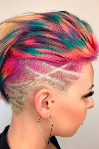 Different And Creative Undercut Designs For Bold Modern Ladies
