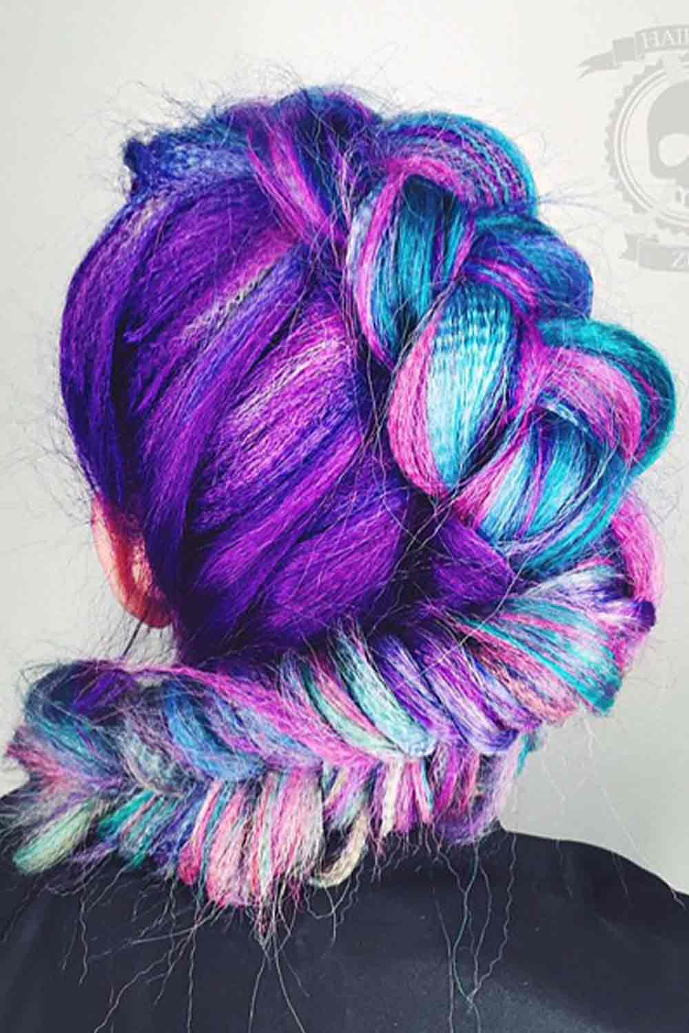 25 Inspirational Ideas For Your Purple Braids - Love Hairstyles