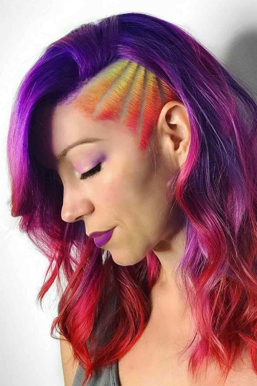 Different And Creative Undercut Designs For Bold Modern Ladies
