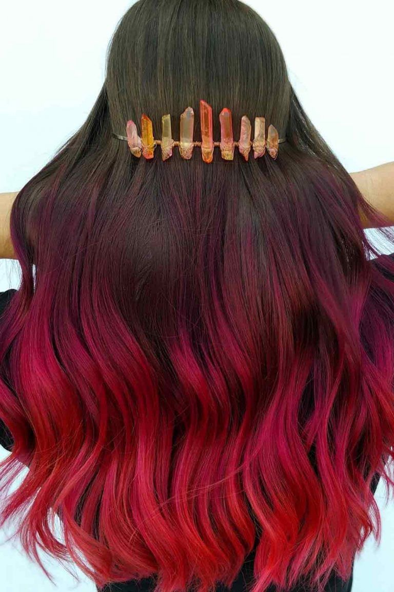 Beautiful Red Ombre Hair