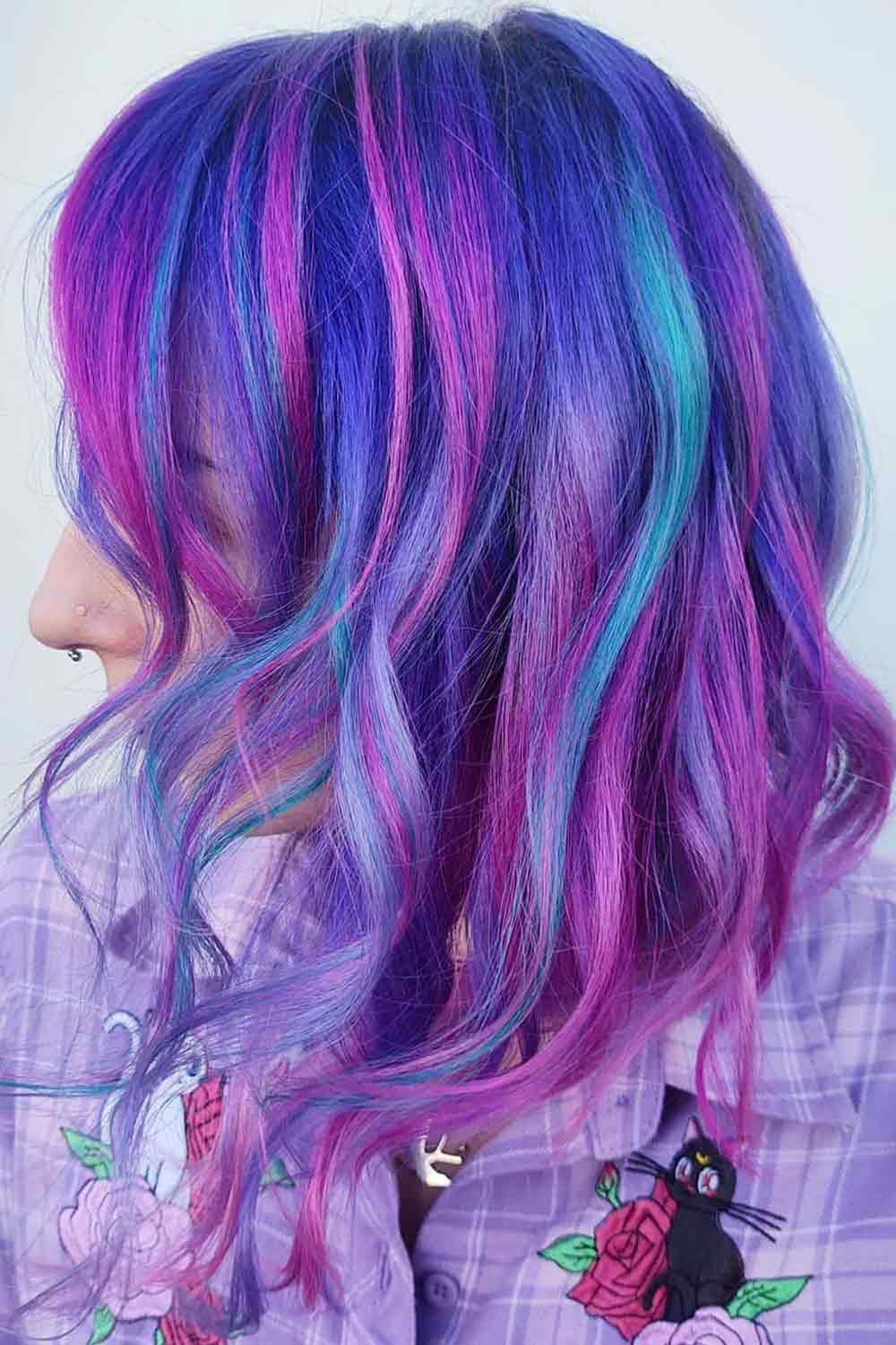 35 Trendy Styles For Blue Ombre Hair