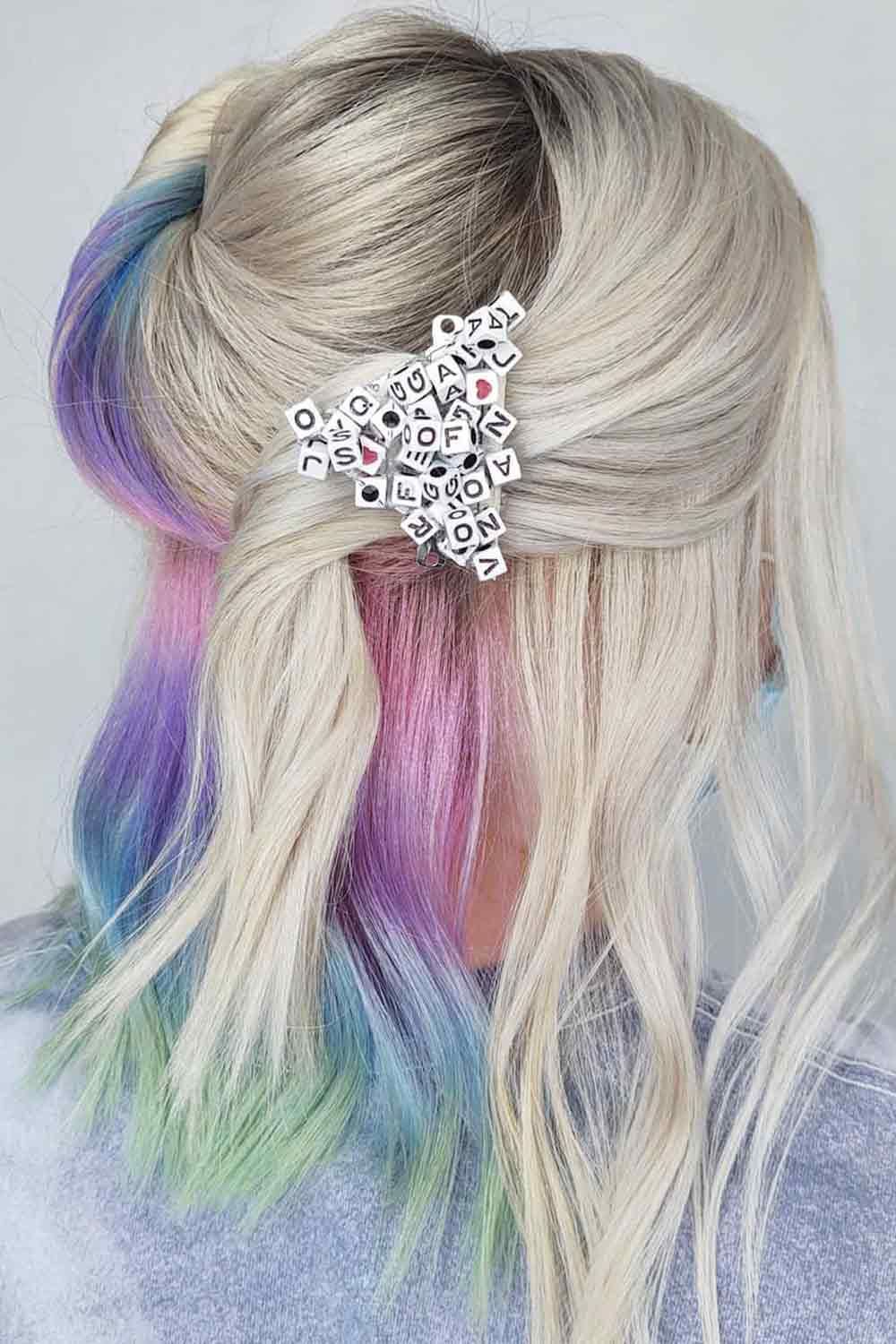 40+ Modern Peekaboo Hair Ideas: Spice Things Up & Get No Damage