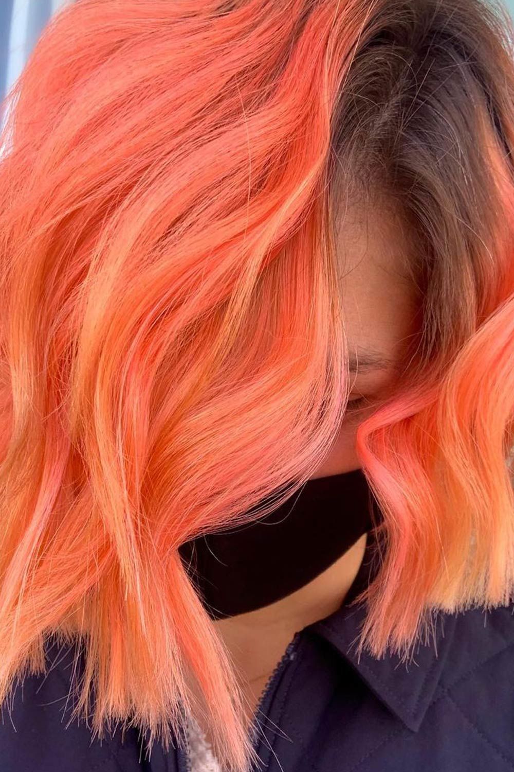 Peach Hair Is The Newest Trend