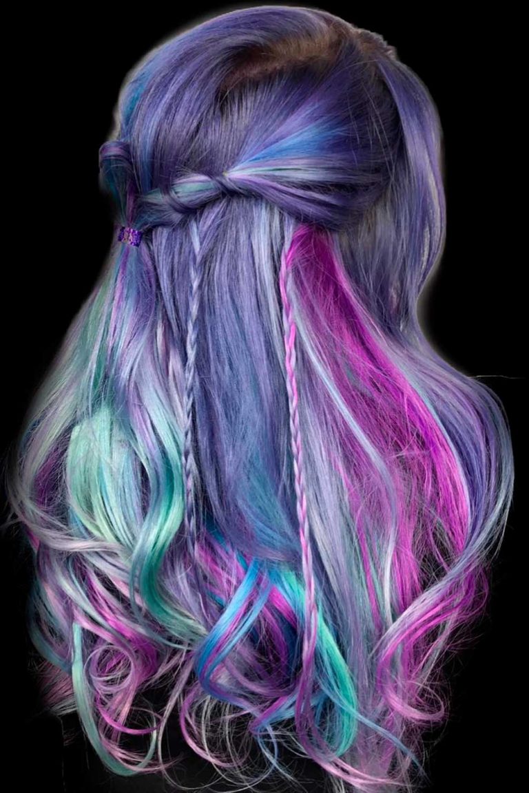 25 Inspirational Ideas For Your Purple Braids