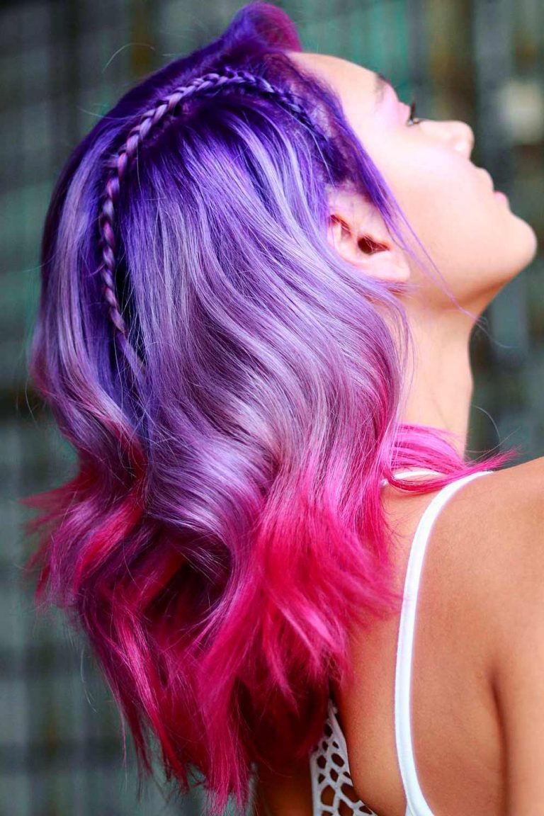 25 Inspirational Ideas For Your Purple Braids