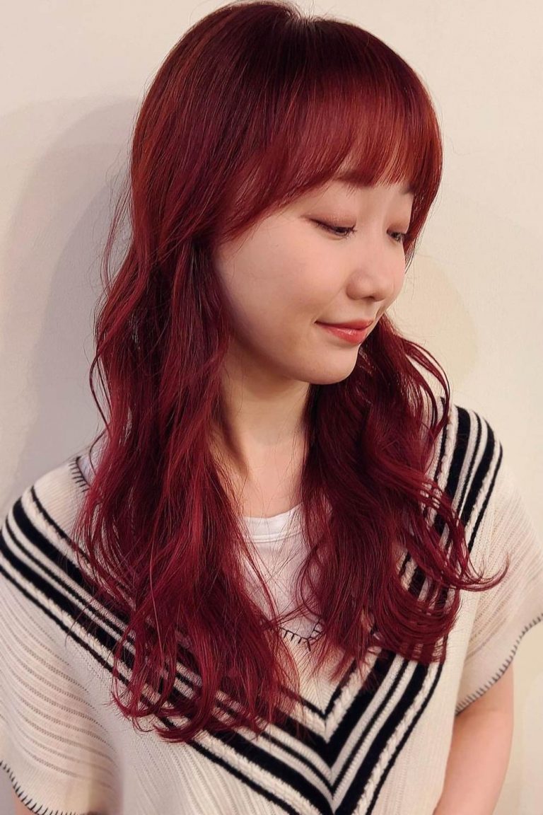 Long Hair With Bangs Styling Ideas