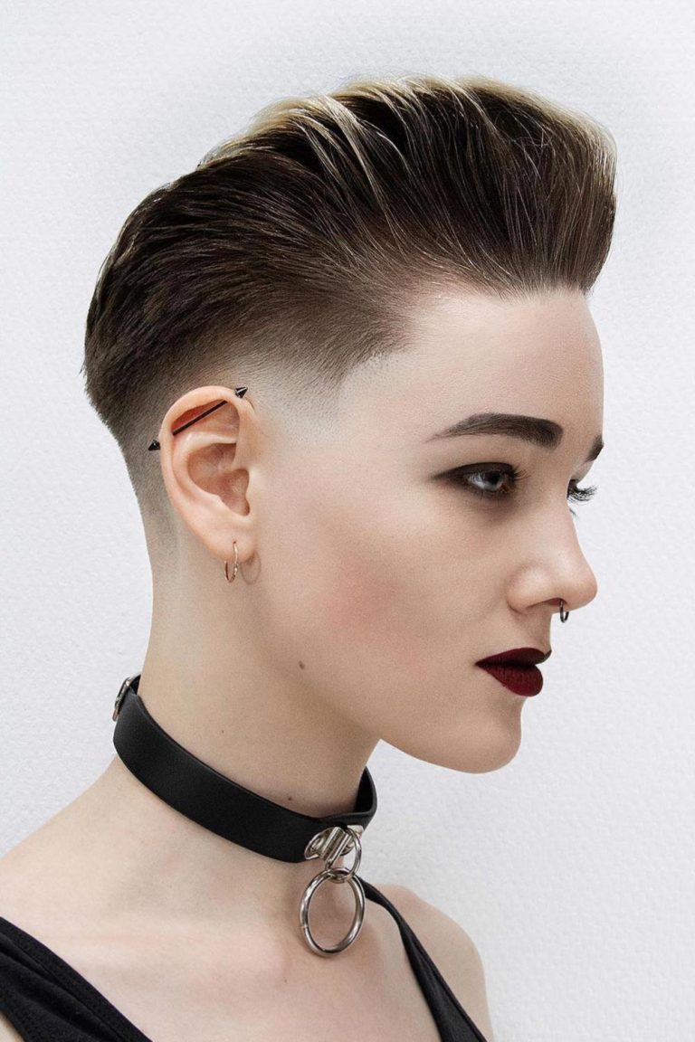 55 Super Cool Tapered Haircuts for Women