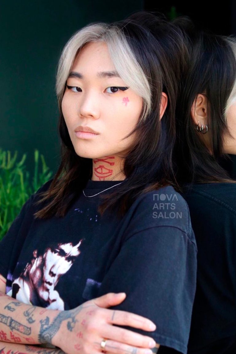 Bring in the Drama with Skunk Stripe Hair - Love Hairstyles