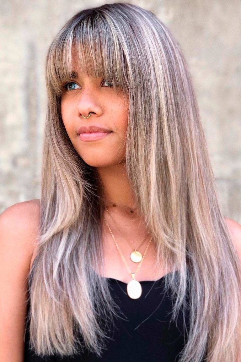 How to Style the Bottleneck Bangs in 2023 - Love Hairstyles