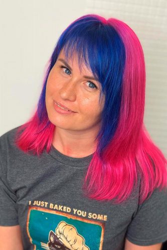 The Best Hairstyles With Dyed Bangs - Love Hairstyles