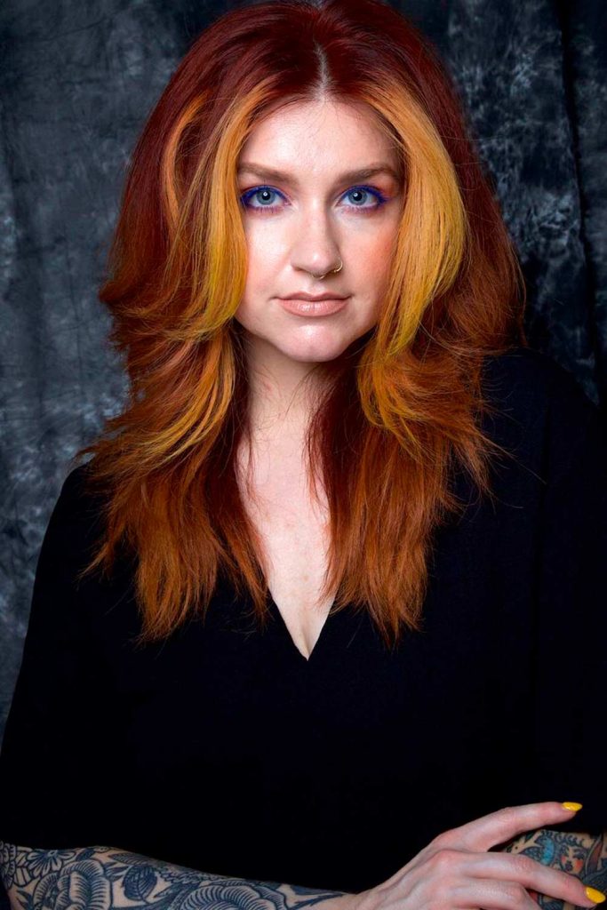 The Best Hairstyles With Dyed Bangs - Love Hairstyles