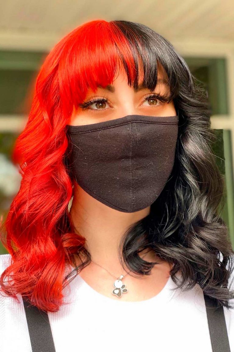 The Best Hairstyles With Dyed Bangs - Love Hairstyles