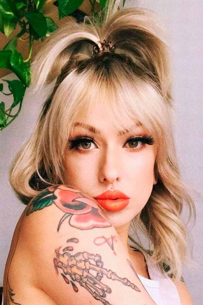 30+ Ways To Rock A Ponytail With Bangs - LoveHairStyles.com