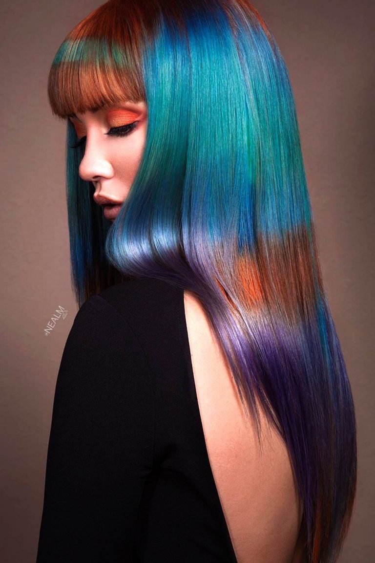 50 Striking Color Blocking Hair Ideas to Elevate Your Look
