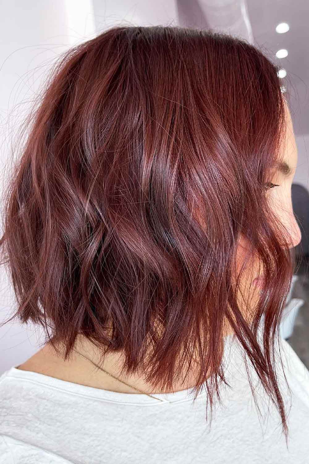 Impressive Chocolate Cherry Hair Color for Daring Gals