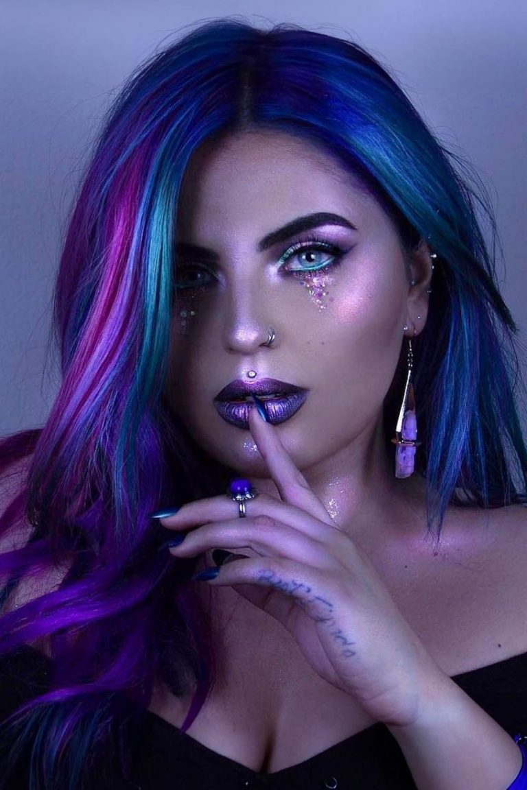 26 Mystic Galaxy Hair Ideas To Rock