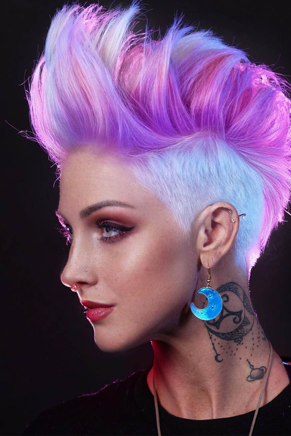 Trendy Natural Hair Mohawk Styles