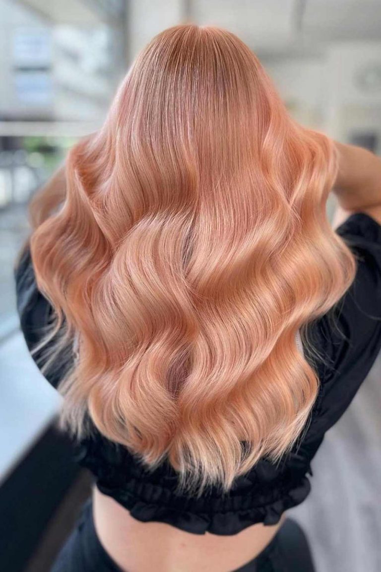 Peach Hair Is The Newest Trend