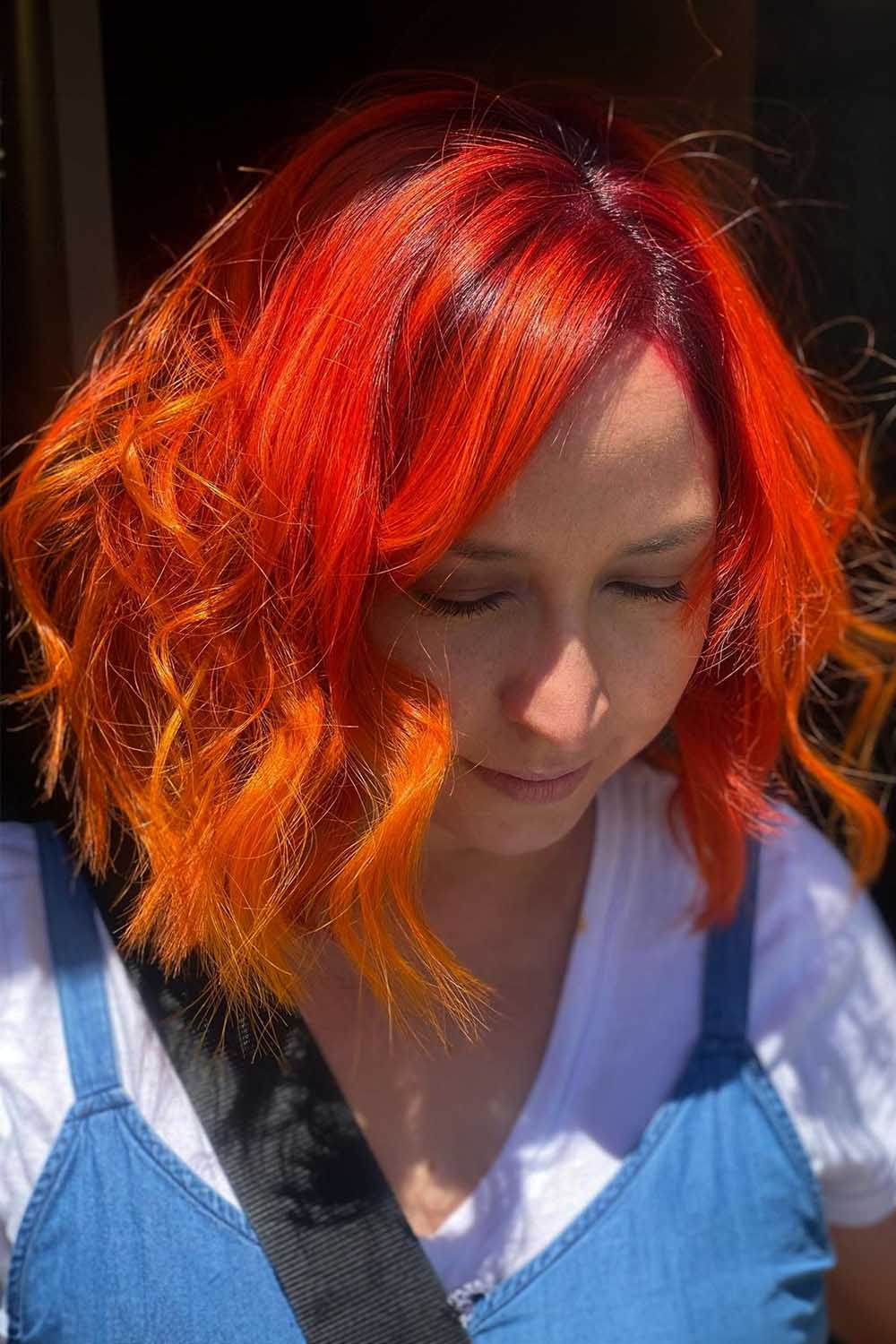 Beautiful Red Ombre Hair