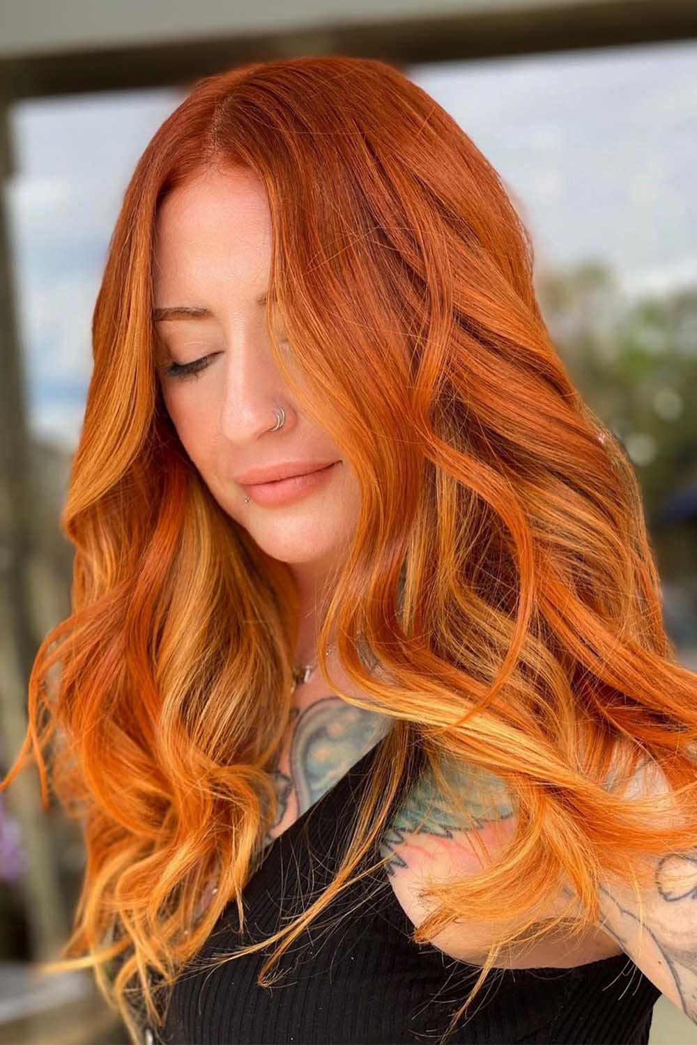25 Eye-Catching Ideas Of Pulling Of Orange Hair Today