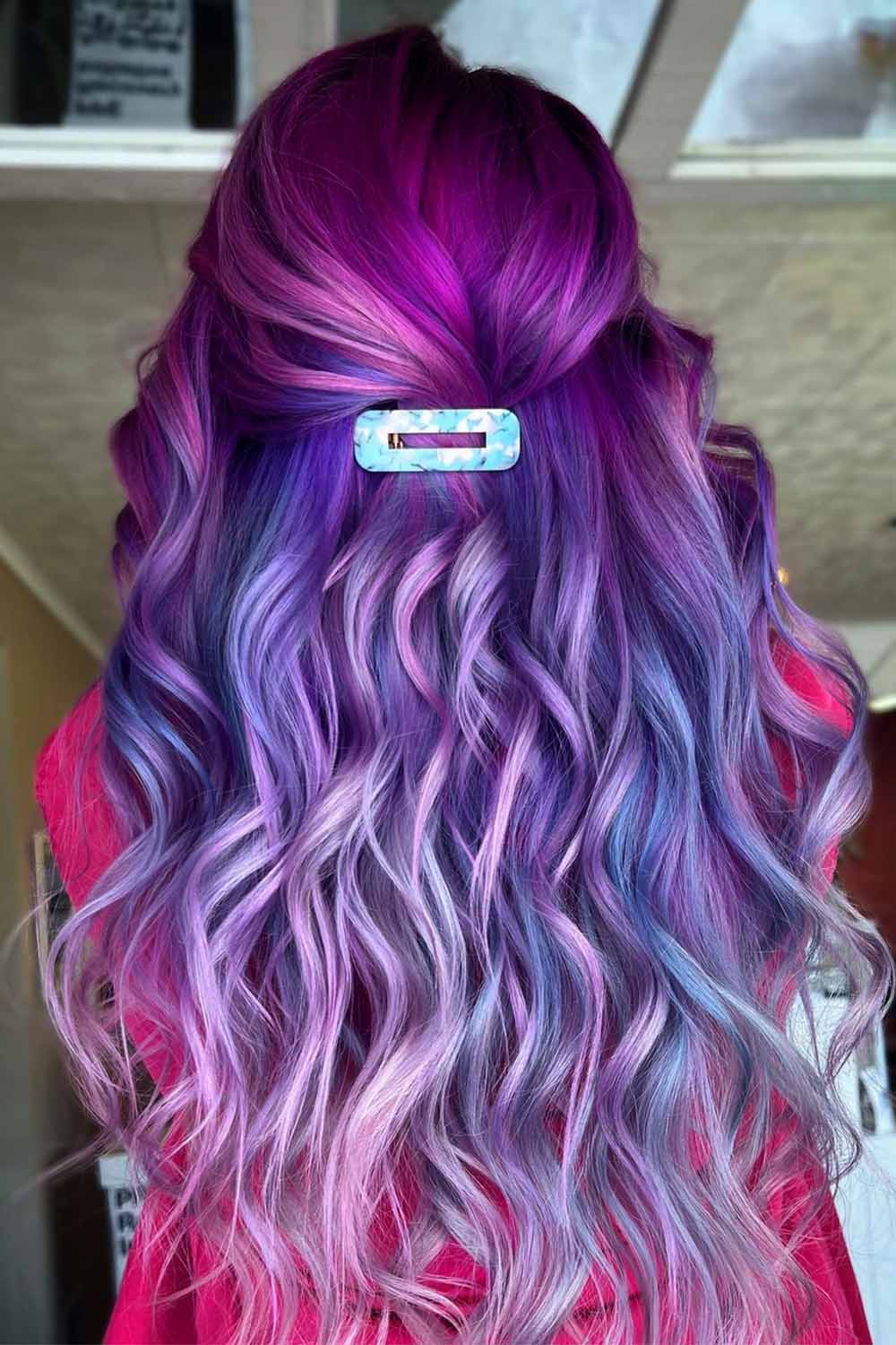 Fabulous Purple and Blue Hair Styles