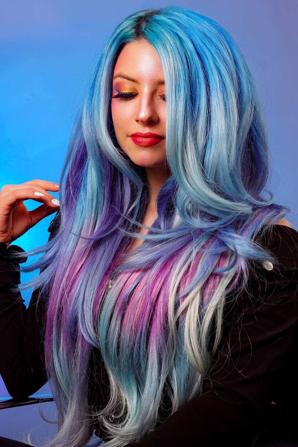 24 Stunning Purple Highlights Ideas To Make Your Daily Look Unique