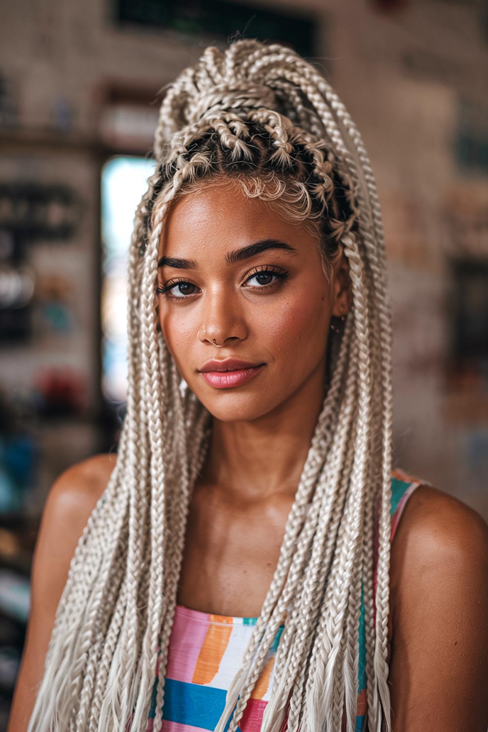 Fabulous Ideas To Rock Micro Braids And Look Different